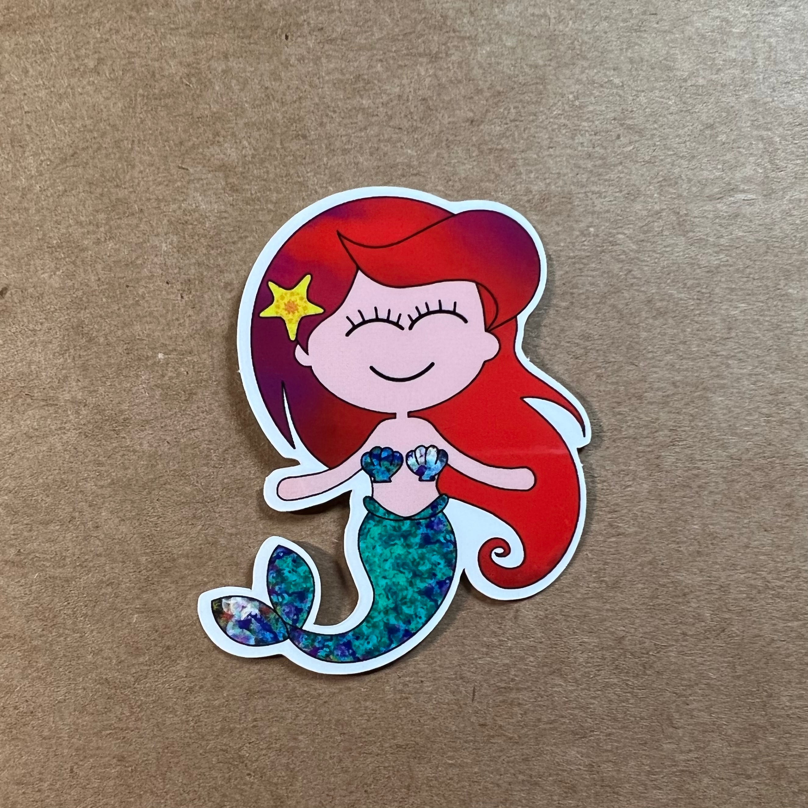 Mermaid Sticker | Harrison's Autism Art – Harrizona Dream